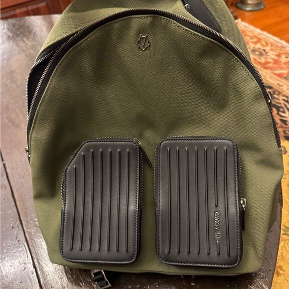 RIMOWA | Bags | Rimowa Green And Black Backpack With Durable Design ...